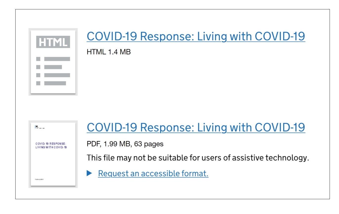 Making a positive change: PDF to HTML - GCS