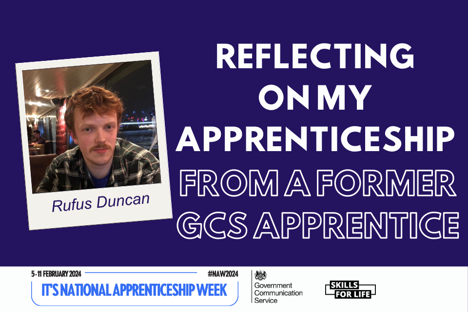 Reflecting on my GCS Apprenticeship - GCS